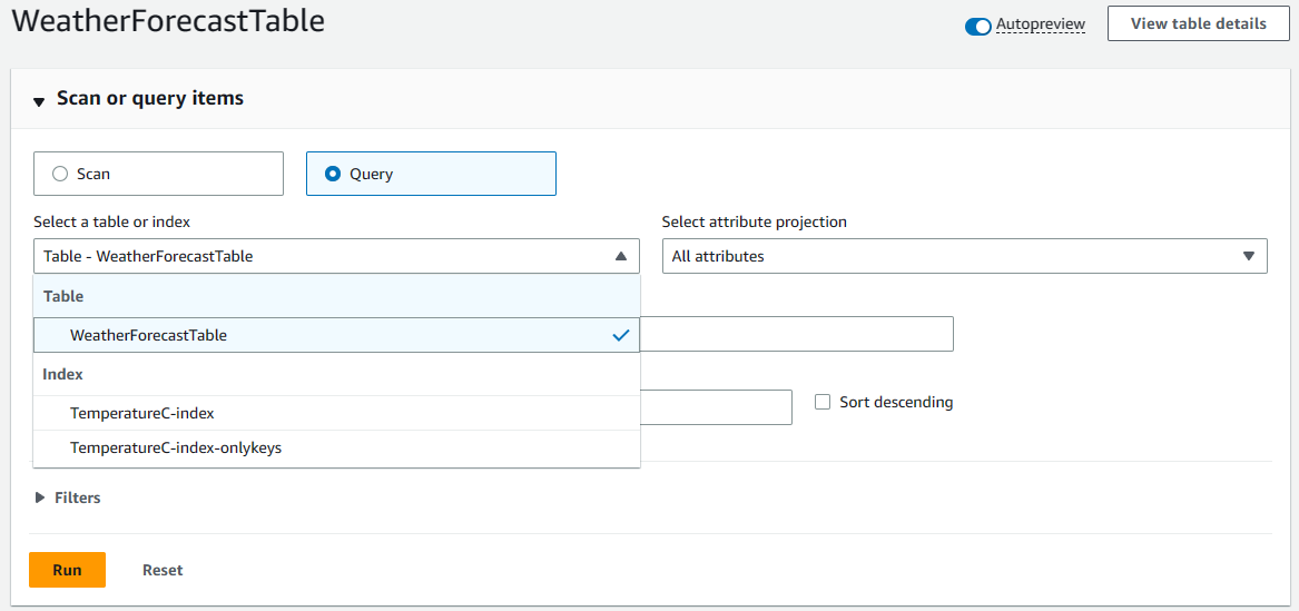 Improving Queries Using Local Secondary Index In Dynamodb With Net