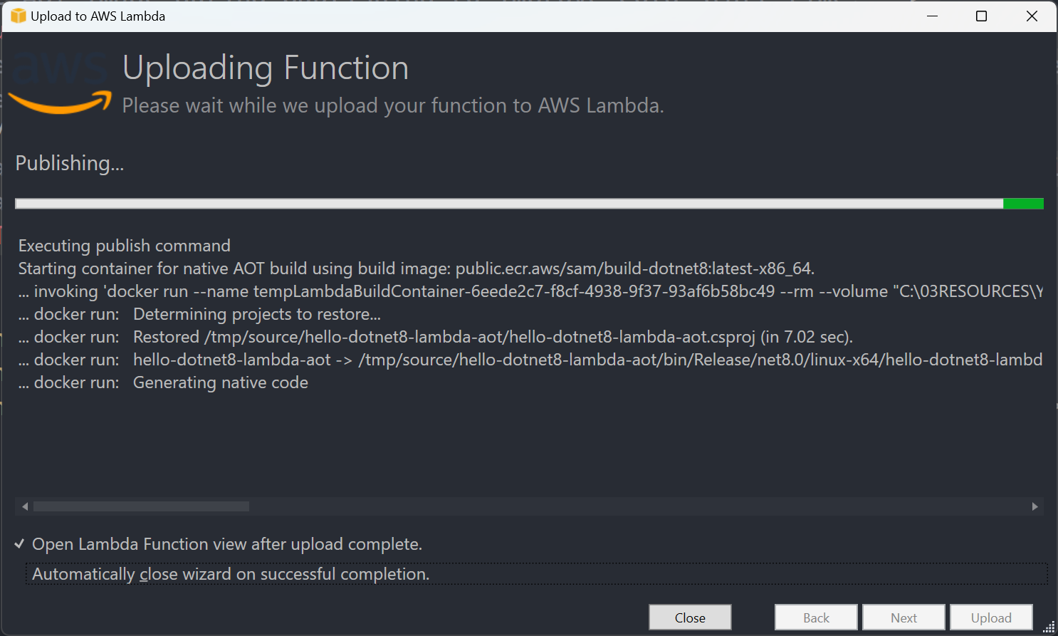 Aws Lambda And Net 8 Enhancing Serverless Performance With Native Aot