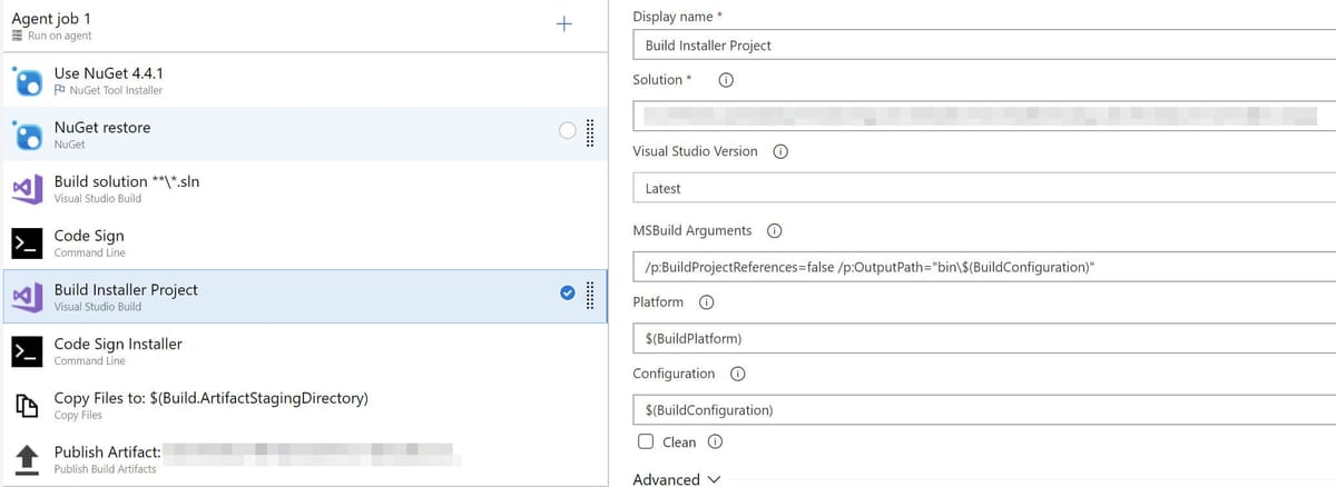 Code Signing MSI Installer and DLLs in Azure DevOps Code Signing MSI Installer and DLLs in Azure DevOps