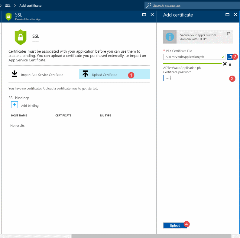 Azure Key Vault From Azure Functions - Certificate Based Authentication • Rahul Nath
